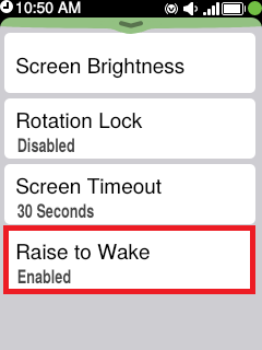 What is 'Raise to Wake' and how to Enable/Disable it on the V5000 ...