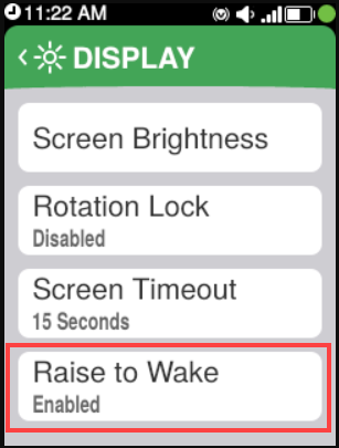 What is 'Raise to Wake' and how to Enable/Disable it on the V5000 ...